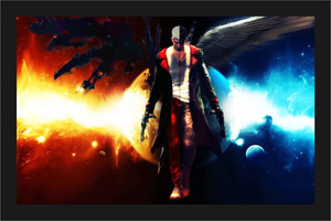 Devil May Cry DMC Game Poster with A4 Size Frame F-260 Paper Print ...