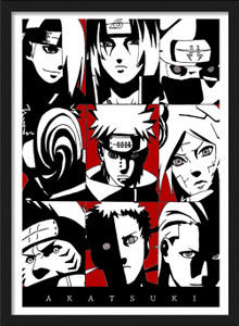AKATSUKI | Naruto Shippuden Anime Framed Poster | Anime Framed Posters ...