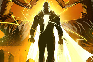 Black Adam Comic Poster 18 x 12 inch 300 GSM Paper Print - Movies ...