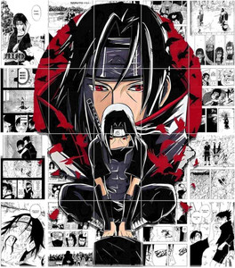 Set of 12 Manga Style A3 Panels for Wall Art (119 cm X 105 cm) Hd ...