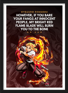Kyojuro Rengoku Quote | Demon Slayer Characters | Anime Frames ...