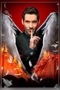Lucifer Morningstar Art Formal Wear Matte Finish Poster Paper Print ...