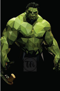 Hulk Poster |Superhero Hulk Posters | Unframed | With Self Adhesive ...