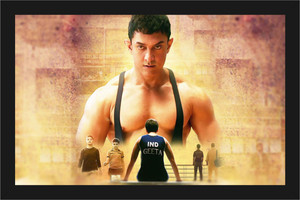 Amir Khan Movie Poster with A4 Size Frame F-38 Paper Print - Nature ...