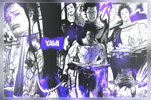 Black Clover Yami Sukehiro Anime Boys Matte Finish Poster Paper Print ...