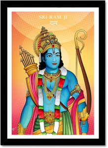 Shri Ram Wall framed Poster For Home And office Decor,Lord Rama poster ...