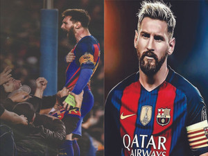 Messi Magic: A Legendary Poster Tribute:Printed by WK on 300gsm US ...