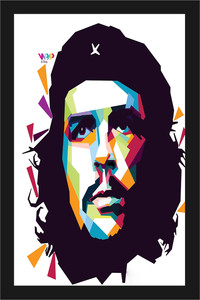Che Guevara Motivational Poster with A4 Size Frame F-247 Paper Print ...