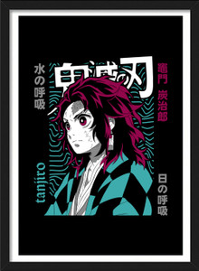 Tanjiro Kamado | Demon Slayer Framed Poster | Anime Framed Posters ...