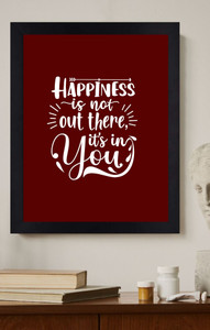 Motivational Quotes Frames -Paper Print- 12X8 Inches-Framed-F58 Paper ...