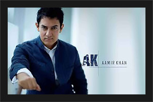 Amir Khan Movie Poster with A4 Size Frame F-50 Paper Print - Nature ...