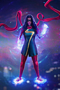 Ms Marvel Poster 18 x 12 inch 300 GSM Paper Print - Movies posters in ...