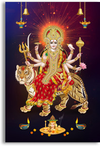 Mata Rani Sherawali Maa Durga Poster God Photo Religious Poster For ...