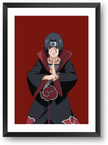 ANIME POSTER FRAME ITACHI NARUTO - Wall Poster For Home And Office With ...