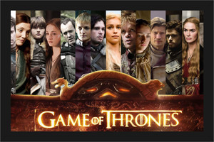 Game of Thrones GOT Poster with A4 Size Frame F-699 Paper Print ...
