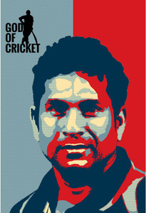 Poster Sachin Tendulkar God Of Cricket sl-14960 (Wall Poster, 13x19 ...