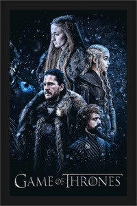 Game of Thrones GOT Poster with A4 Size Frame F-636 Paper Print ...