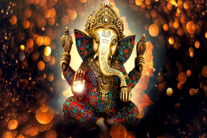 Ganesh Ji Poster on 300gsm Photogenic US Imported Paper With Gloss ...