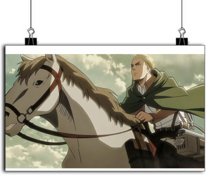 Erwin Smith Poster | Commander Erwin Smith Attack On Titan Poster ...