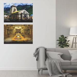 Hindu temple poster, Famous Temple Wall Poster, Hindu God Poster for ...