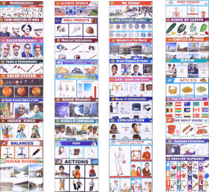 Sticker Chart For Kids, School Project Work Chart, Pack Of -35 Pc Set ...