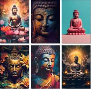 Gautam Buddha Poster for Wall Decor (12 x 18 inch), Lord Buddha Poster ...