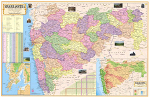 Maharashtra Map | Detailed Maharashtra Road, Tourist & Political Map ...
