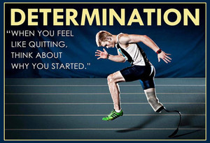 Poster Determination sl-12830 (LARGE Poster, 36x24 Inches, Banner Media ...
