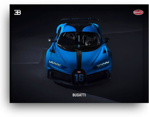 Bugatti Chiron Poster | Bugatti Supercar Poster | A3 Size (42 x 30 cm ...