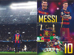 Goal Maestro: Lionel Messi Poster Series:Printed by WK on 300gsm US ...