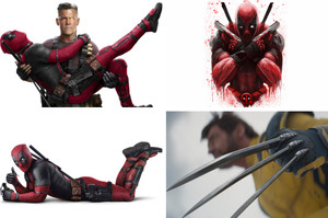 Poster 4 Combo Deadpool & Wolverine Poster for Home Office and Student ...
