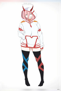 Darling In The Franxx Anime Girls Zero Two Darling In The Franxx Matte ...