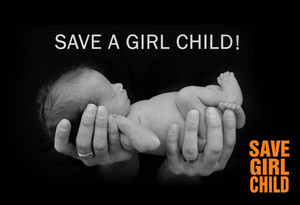 Poster Save Girl Child sl-10130 (Large Poster, 36x24 Inch, Banner Media ...