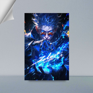 VIRGIN ARTS | SATORU GOJO BLUE DIGITAL ART | JUJUTSU KAISEN | ANIME ...