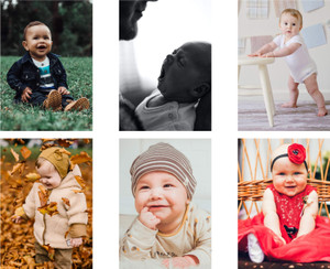 PACK OF 6 CUTEST BABIES POSTERS AA2 Fine Art Print - SDN_SILVASSA ...