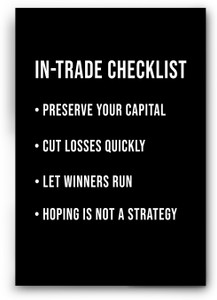 Trading Checklist Poster, Share Market Quotes Poster For Traders And ...