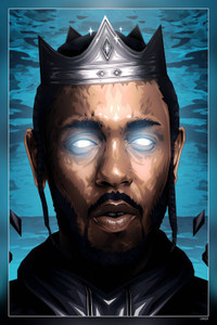 King Kendrick Lamar Kingjediah Hip Hop Rap Matte Finish Poster P-13929 ...