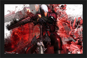 Devil May Cry DMC Game Poster with A4 Size Frame F-275 Paper Print ...