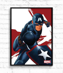 captain-on-the-attack-official-captain-america-poster Photographic ...