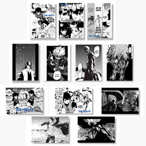 ANIME POSTERS - MANGA PANELS (HIGH QUALITY A4 SIZE 210 GSM POSTERS FOR ...