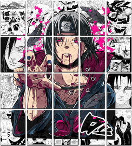 Itachi Manga Collage Kit Poster Panel Anime Manga Paper Wall Poster Set ...