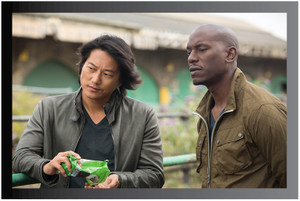 Fast and Furious Movie Frame Poster For Room Synthetic Wood Gloss ...