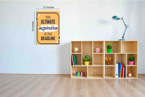 Inspirational Quotation Poster On "The Ultimate Inspiration Is The ...