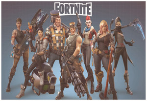 Fortnite Video Game Wall Poster A4 Size Photographic Paper - Gaming ...