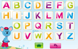 Abcd alphabet chart Poster Multicolor Photo Paper Print Poster ...