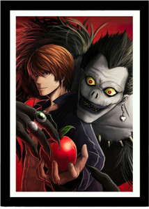 Death note framed poster for home and room, A4 Size Anime posters for ...