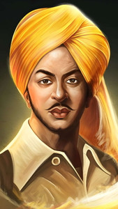 Bhagat singh freedom fighter indian hero Photographic Paper ...