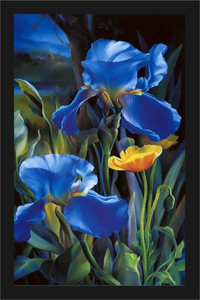 Flower Scenery Nature Poster with A4 Size Frame F-119 Paper Print ...