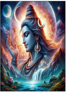 Bhole nath Shiv bhagwan ji ka Digital poster for home and pooja room ...