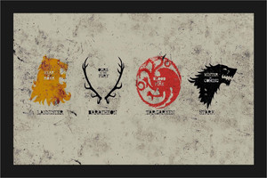 Game of Thrones GOT Poster with A4 Size Frame F-599 Paper Print ...